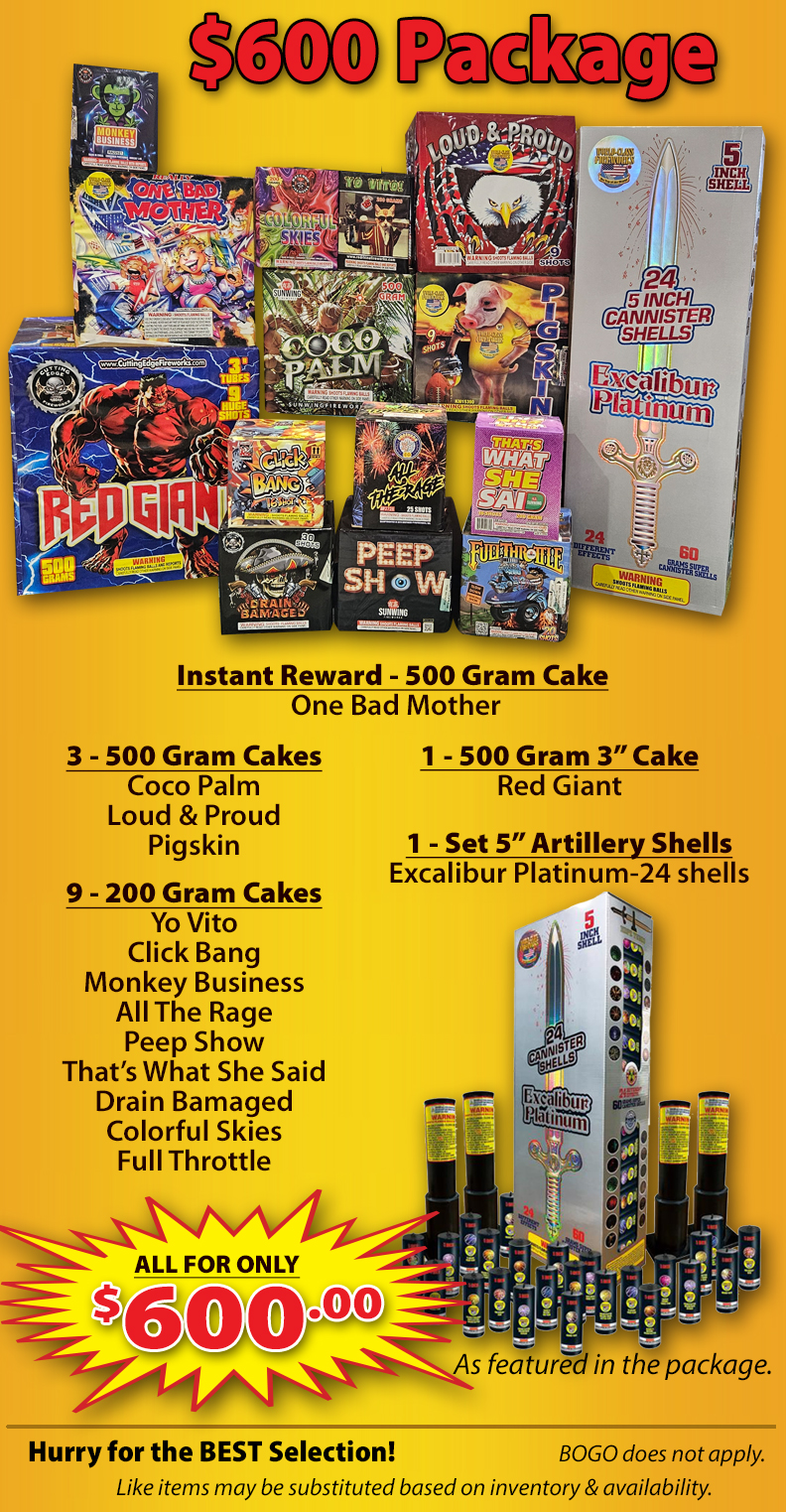 Fireworks Nation Package Deals - Best Fireworks Package Deals