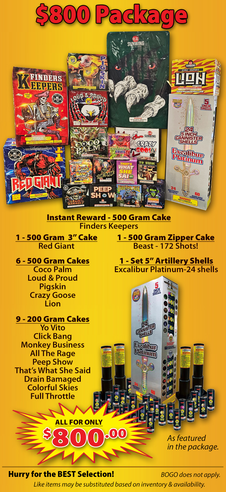 Fireworks Nation Package Deals - Best Fireworks Package Deals